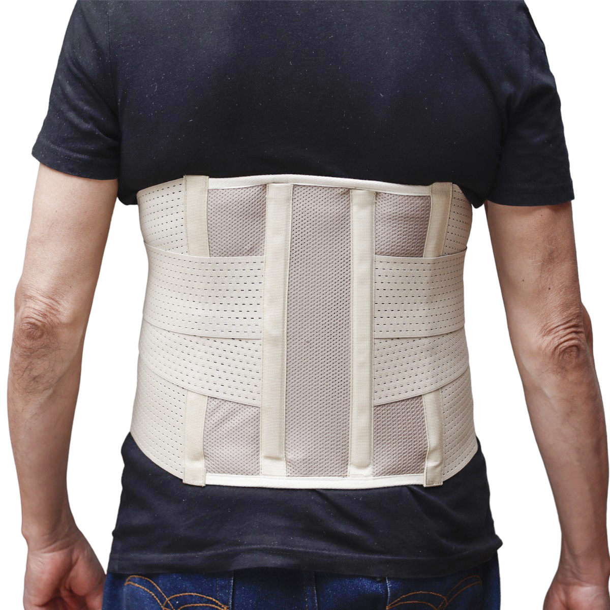 Faja sacrolumbar transpirable beige Cupola - ORTOSSUR OAXACA